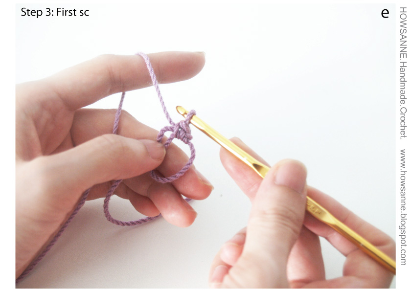 Howsanne Handmade Crochet : Tutorial: How To Crochet A Magic Ring