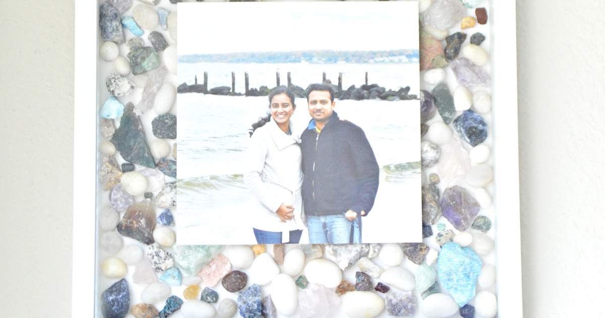 Vikalpah: DIY Gemstones Picture frame/Shadow box