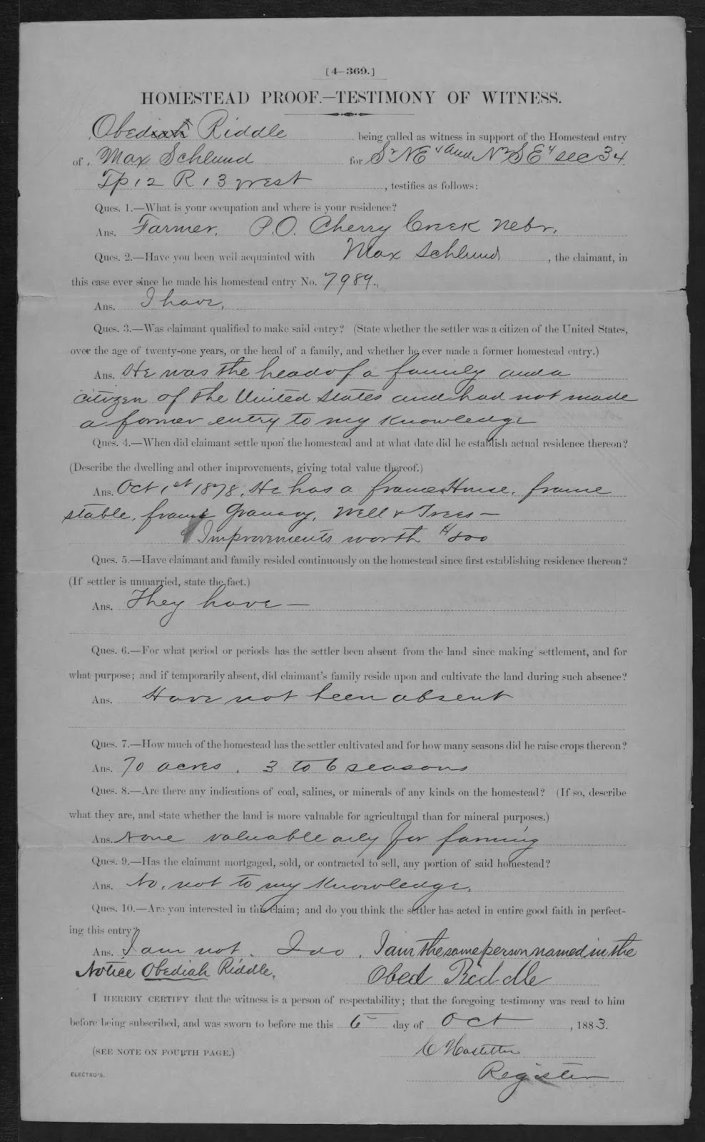 German Roots in America: Descendants of Fidel Schlund: Max Schlund's ...