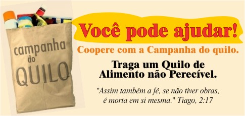 COMUNIDADE VIDA PLENA: Campanha do Quilo