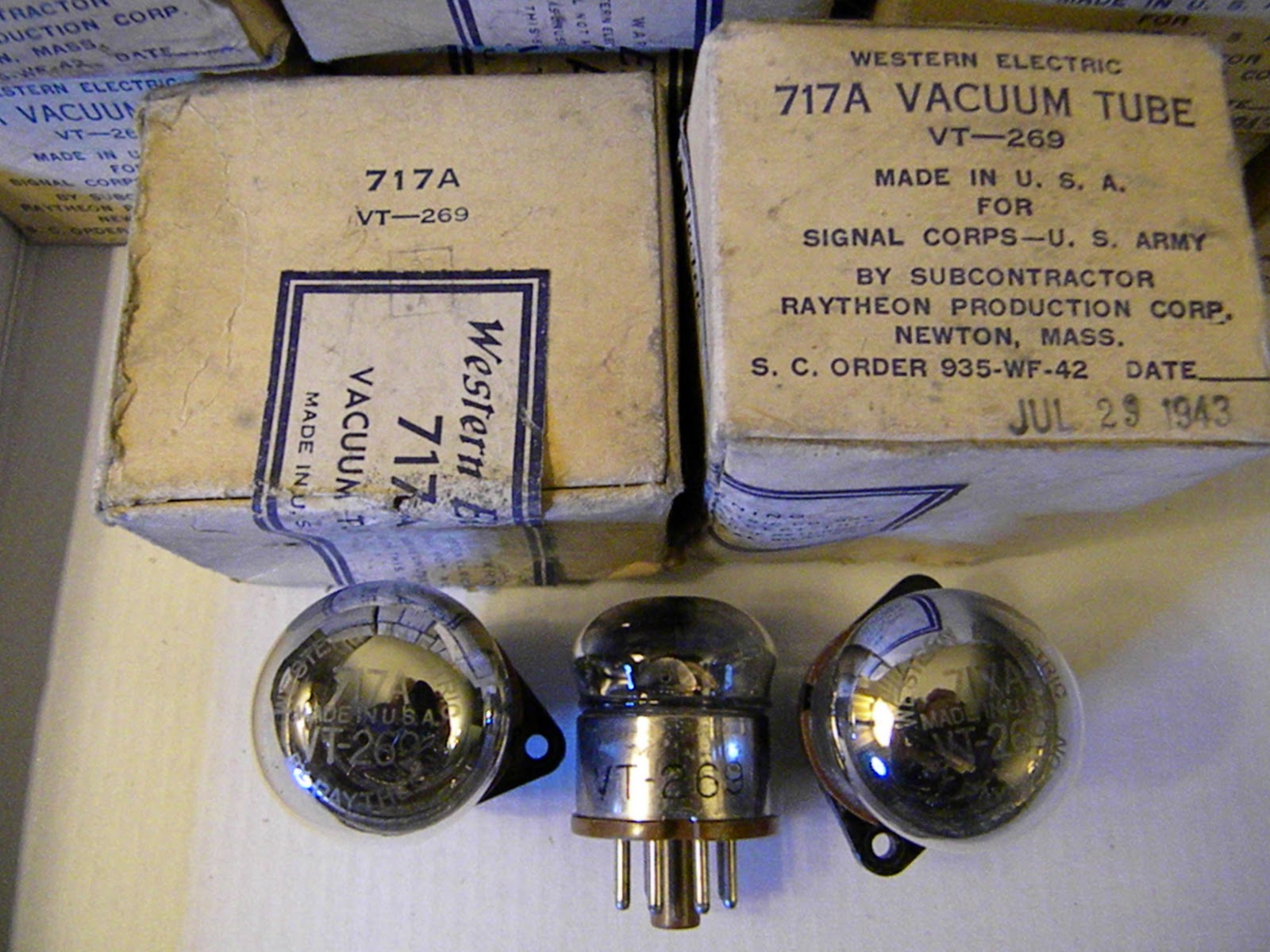 NOS Tube Store: Western Electric 717A / VT-269