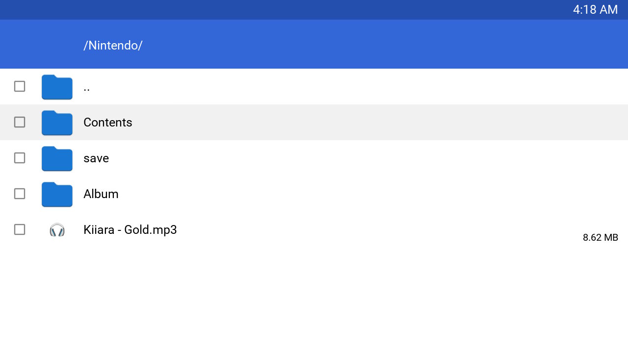 yyoosskのメモ: ニンテンドースイッチ ファイルマネージャーアプリ(NX-Shell)紹介