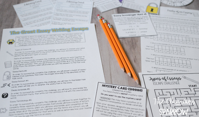 5 Classroom Escape Room Tips & Puzzle Ideas | The Classroom Sparrow