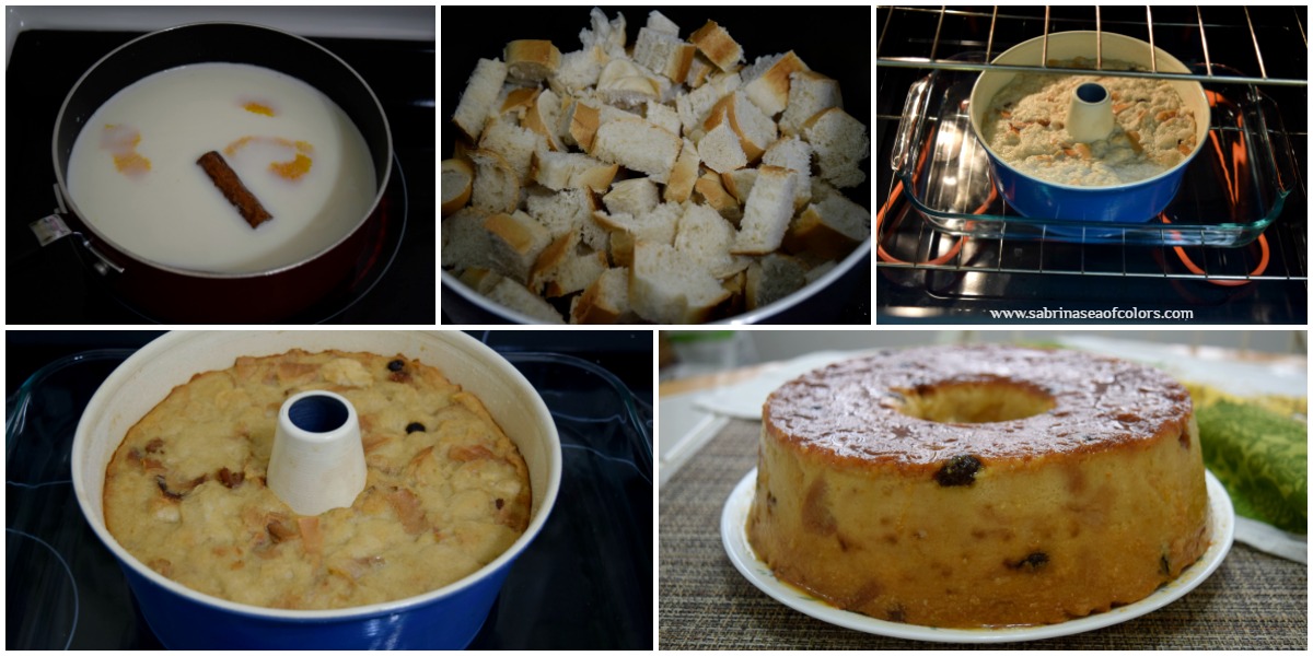 Budín de pan duro, pasas y miel - Sabrina´s Sea of Colors