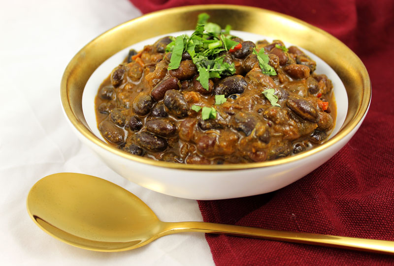 Black Beans Simmered in an Aromatic Tomato Sauce | Lisa's Kitchen ...