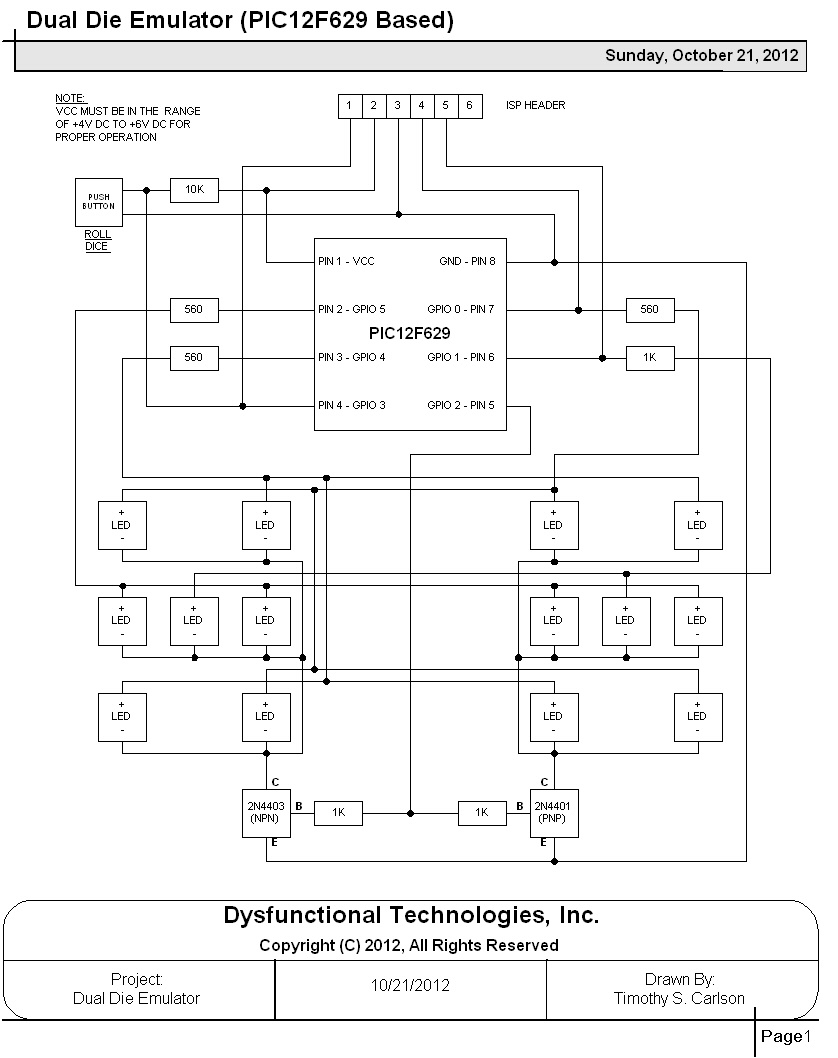 Dysfunctional Technologies: Prototyping A Dual Die Emulator (PIC12F629)