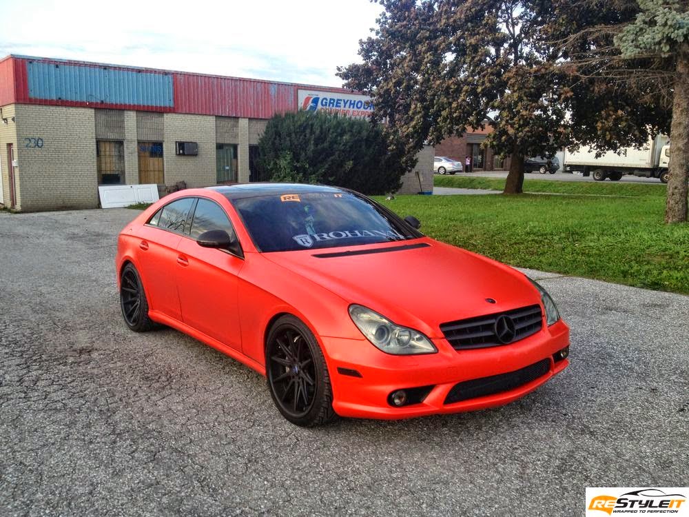 Mercedes-Benz C219 CLS55 AMG Matte Red | BENZTUNING