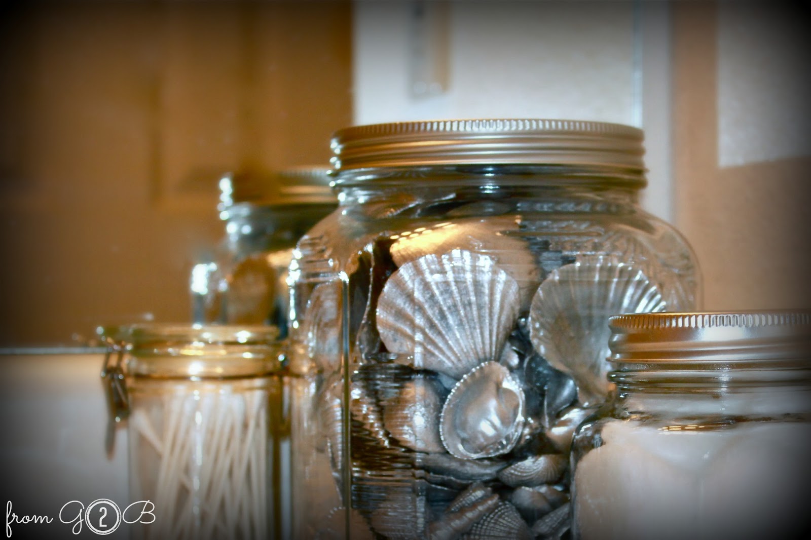 from Gardners 2 Bergers: DIY Pottery Barn Silver Seashells