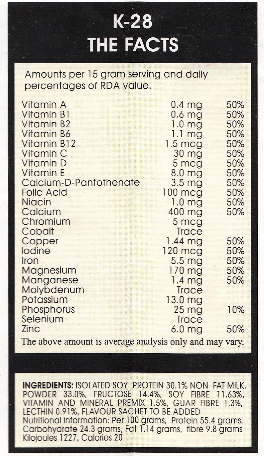 celiacollection-health: Susu K-28 UNTUK SEMUA USIA