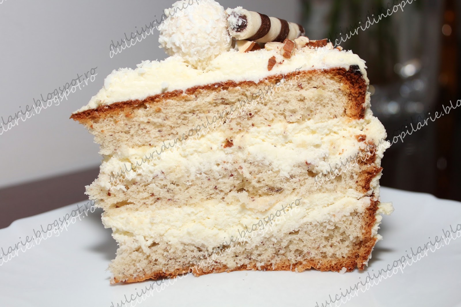 Dulciuri din copilarie: Tort "Raffaello"