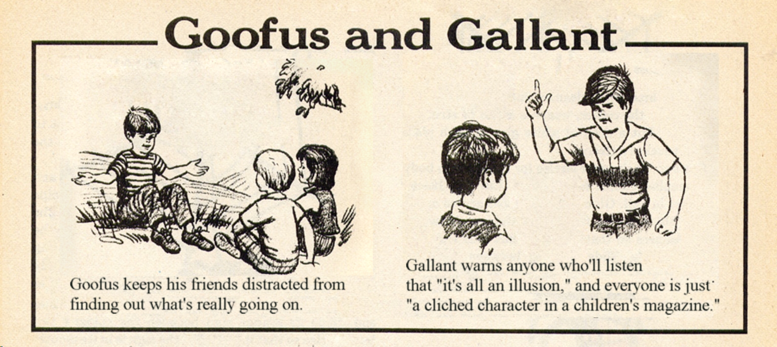 Damn it Goofus! : funny