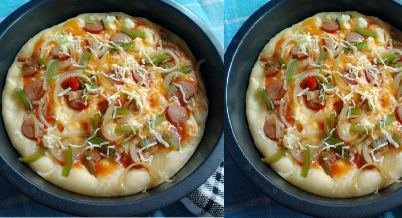 Resep ADONAN ROTI PIZZA KILAT TANPA ULEN ala LC. Super Dupe Nagih, Cuma ...