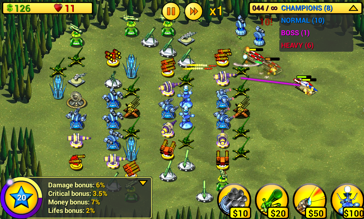 Defense Line Review - Hard Core Tower Defense | Kulíš Android