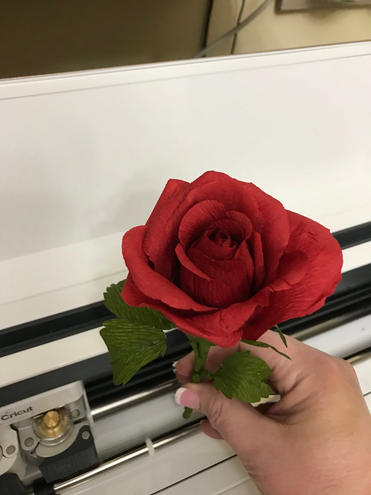 Crafting with April: Crepe Paper Roses