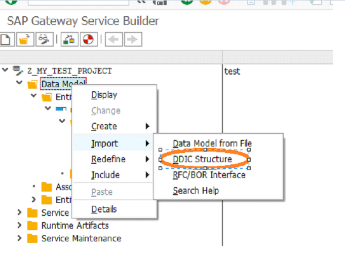 SAP Technical: HOW to create a simple ODATA service using import DDIC ...