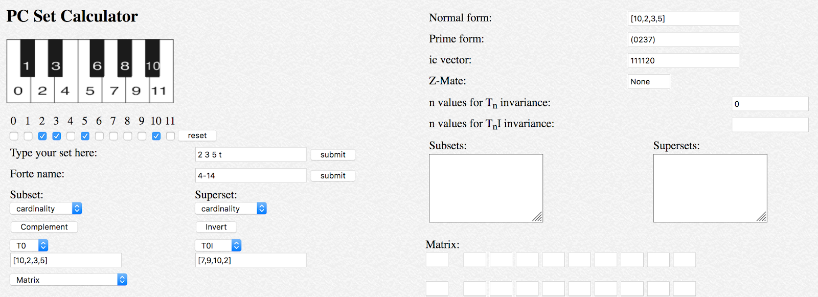 PITCH CLASS SET: LAS BASES DE FORMA PRÁCTICA
