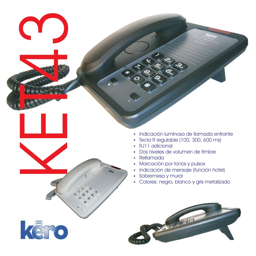 KERO innovación al servicio del usuario: NUEVOS TELÉFONOS DE SOBREMESA ...