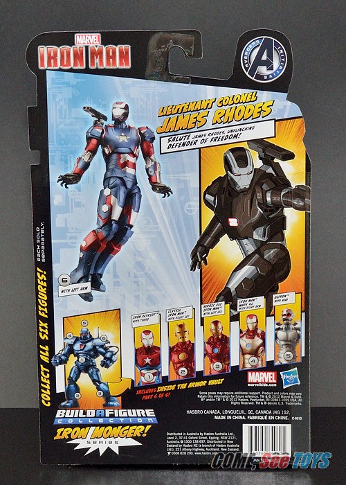 Come, See Toys: Iron Man 3 Marvel Legends Lieutenant Colonel James Rhodes