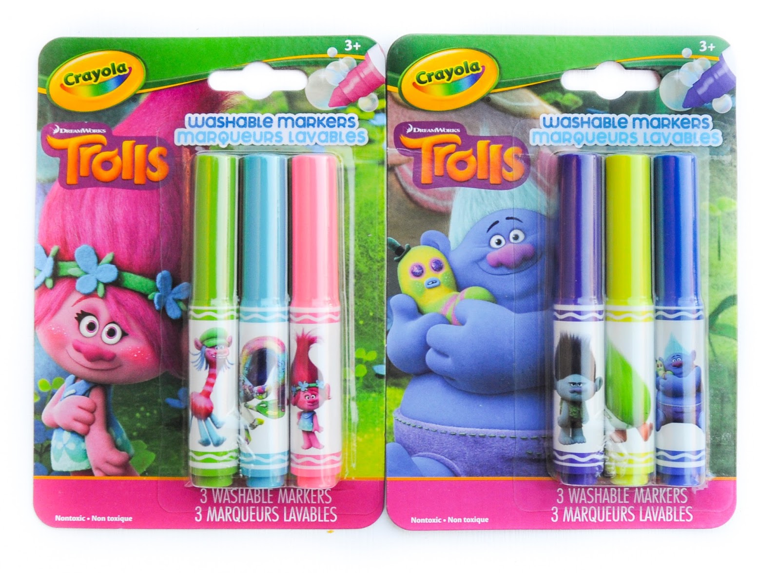 3 Count Crayola Trolls Pipsqueaks Markers: What's Inside the Box ...