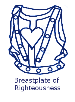 The Breastplate Of Righteousness Coloring Pages