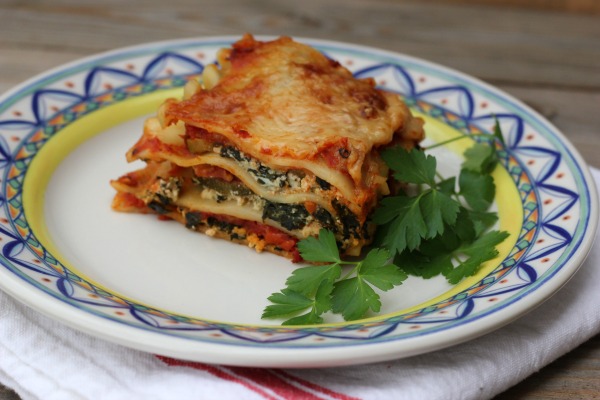 Me and My Pink Mixer: Roasted Vegetable Lasagna