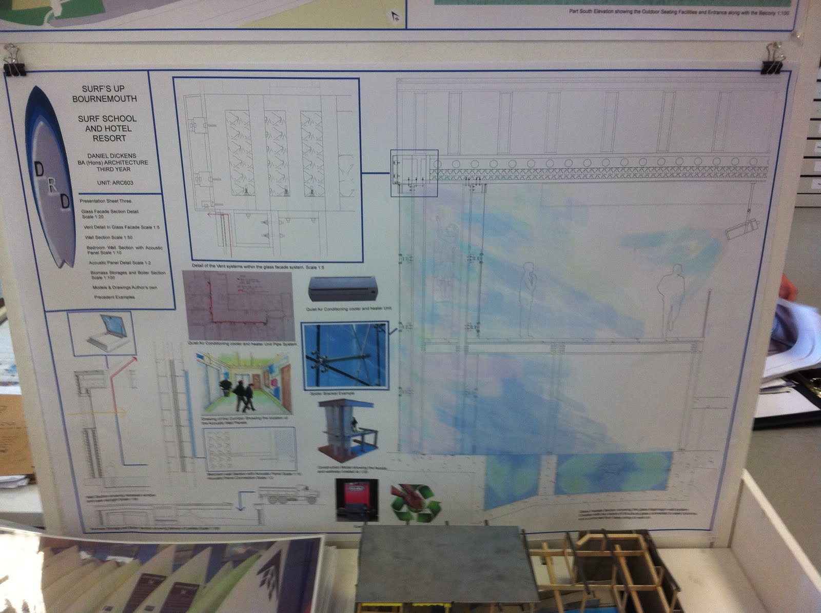 Extended Major Project & Photography of the Chine: A1 Presentation Sheets