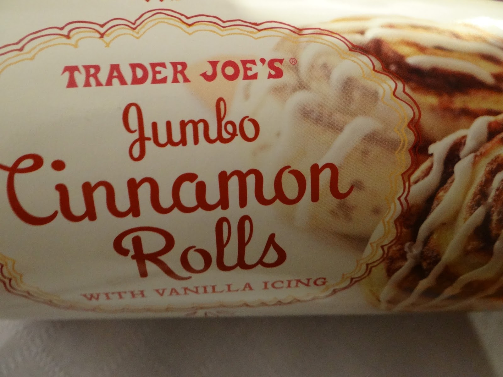 Trader Joe's 365: Day 312 - Jumbo Cinnamon Rolls with Vanilla Icing