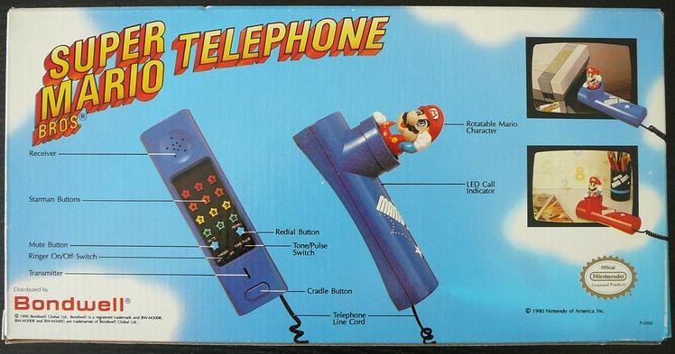 Você conhece o aparelho telefônico oficial Super Mario Bros.?