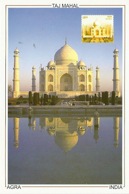 Heritage of India: Set of 9 Taj Mahal Greeting Cards issued by Agra ...
