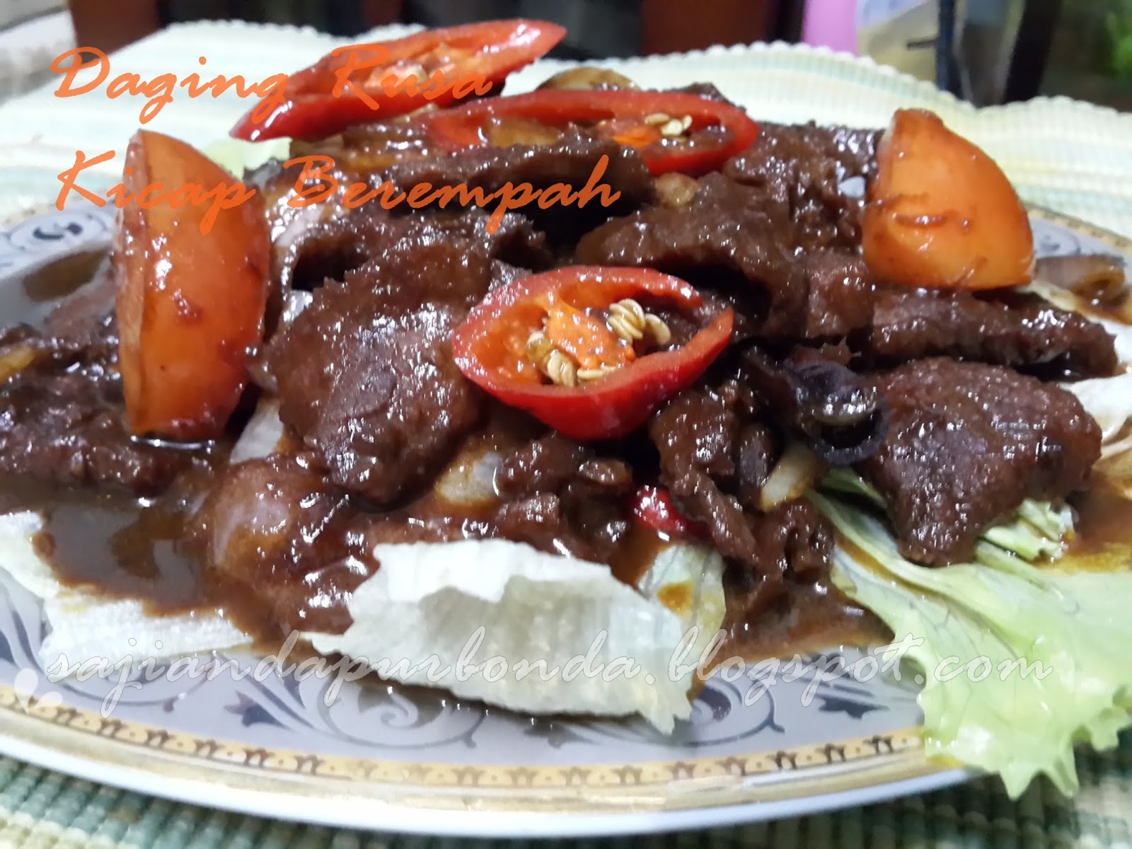 Daging Rusa Kicap Berempah
