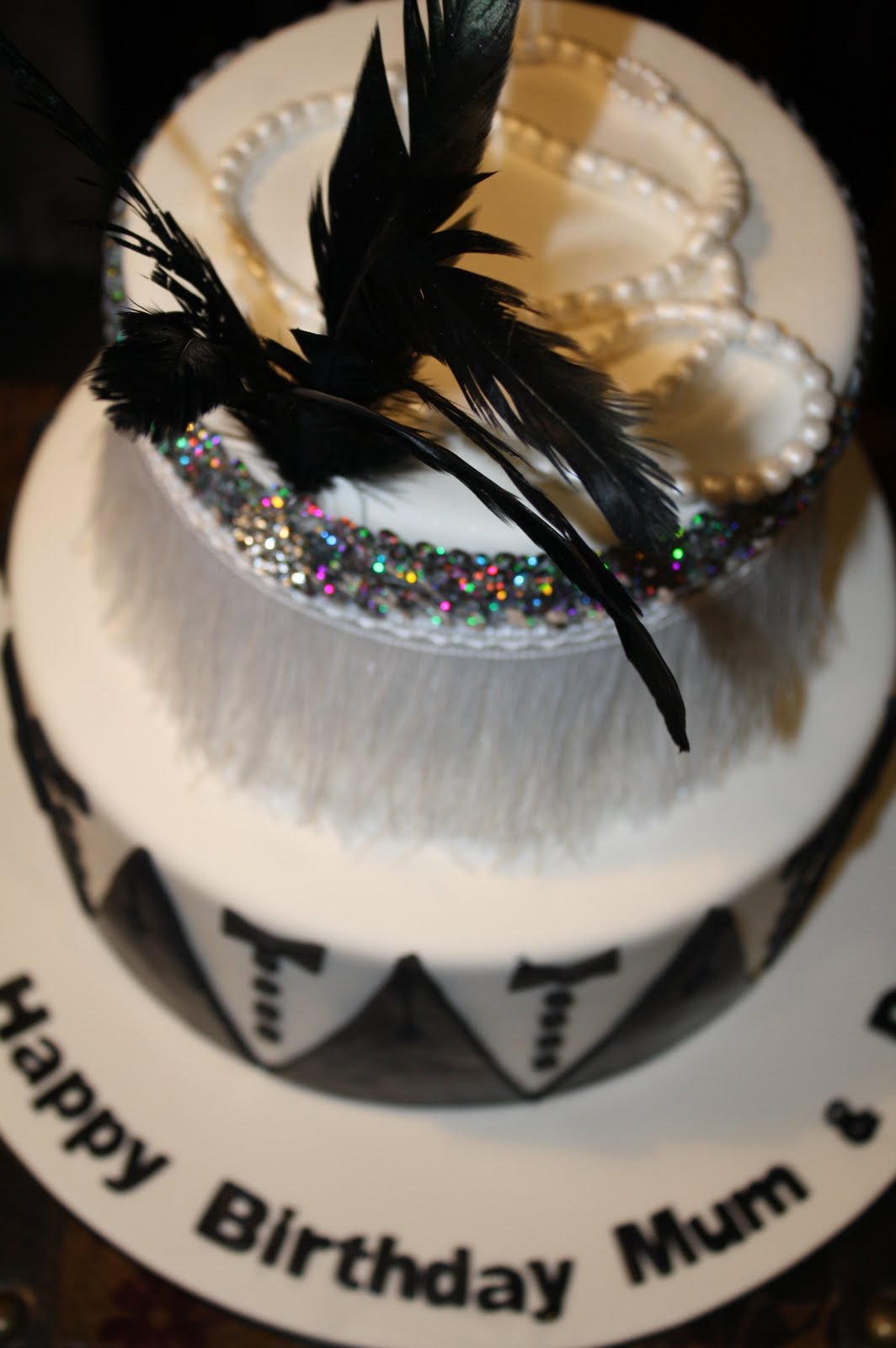 Sandy's Cakes: 1920's Flapper joint 70th Birthday