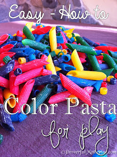 In en om die huis: How to make colored pasta