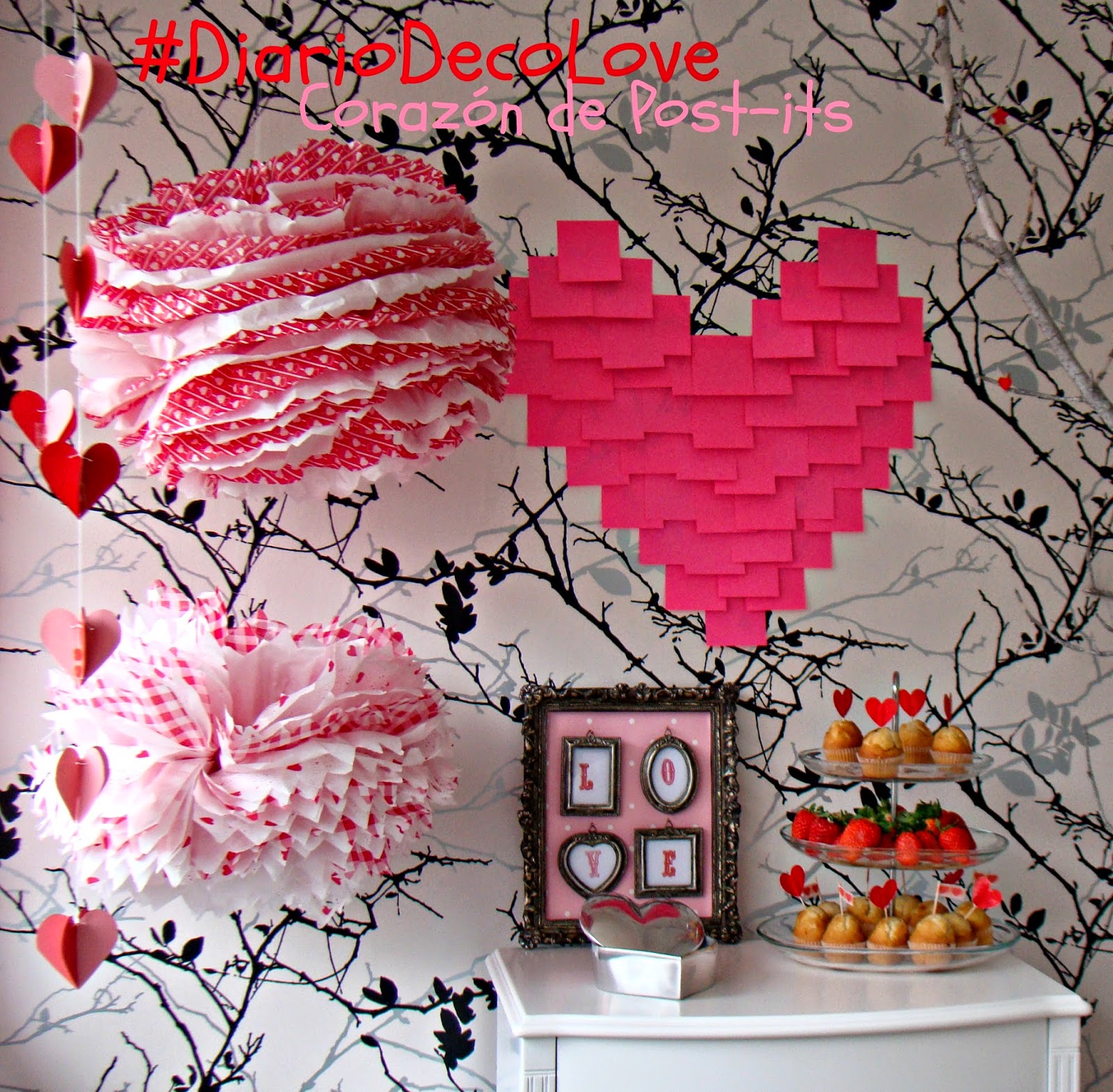 DIY SAN VALENTÍN (y III): CORAZÓN DE POST-ITs