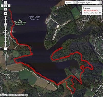 Dave's Hiking Journal: Marsh Creek State Park, 5/6/12