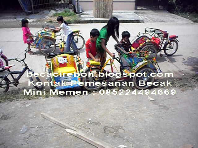 ! Beca Cirebon: Becak Mini Memen di Bumi Serpong Damai/BSD City ...