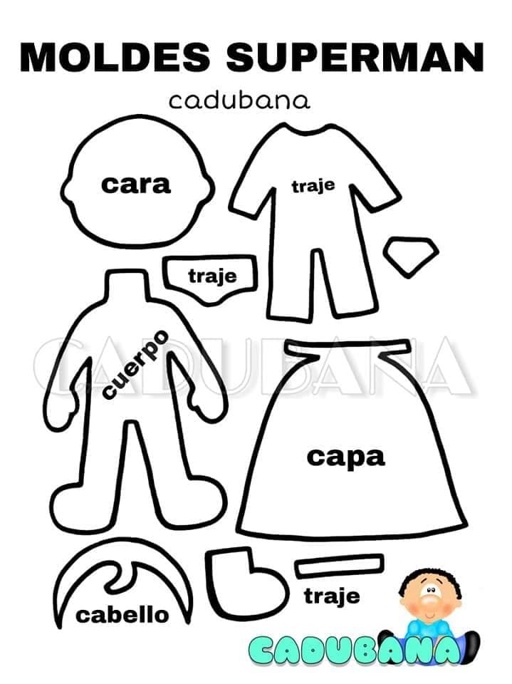 Decoração Infantil de Super Homem de Eva com Molde - Ideias e ...