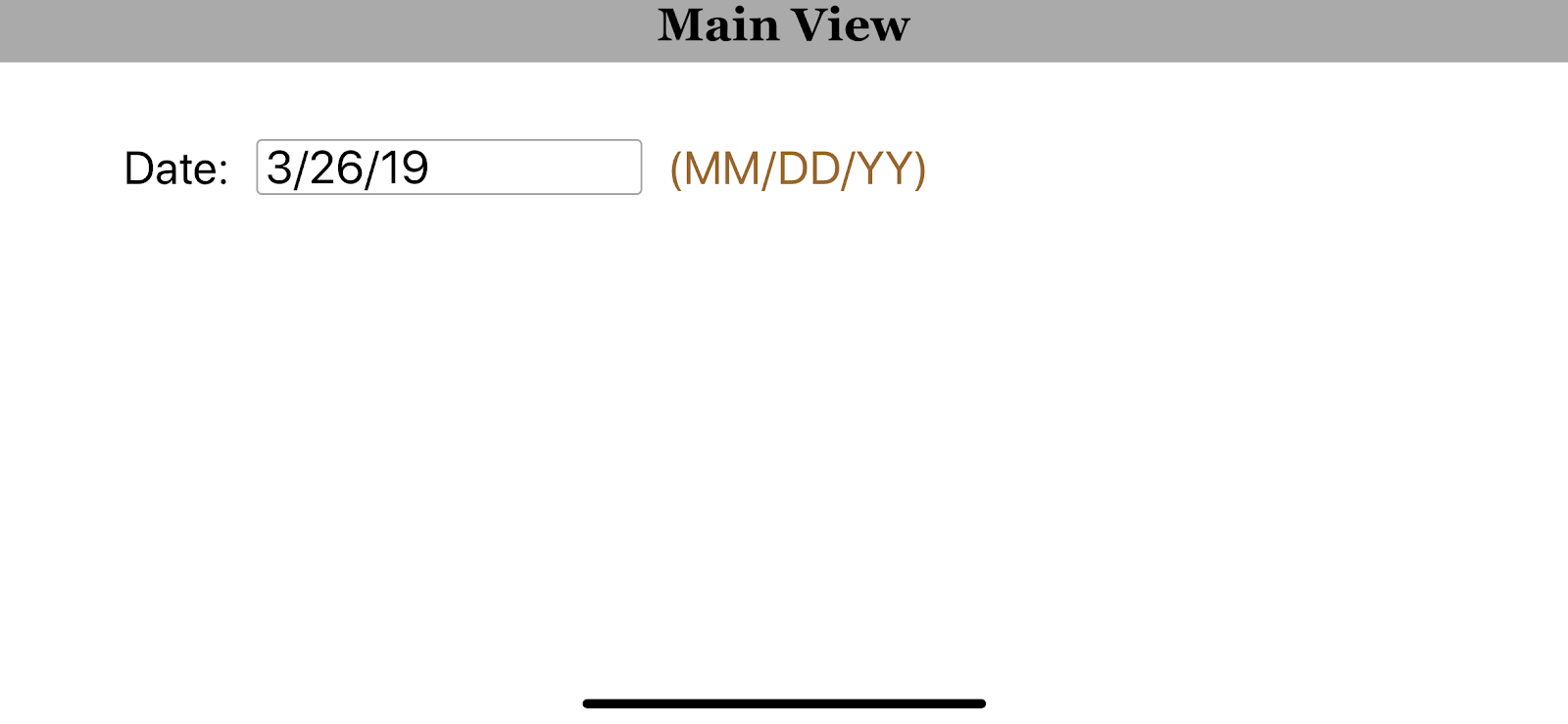 Programmers Sample Guide Ios Swift Uidatepicker With Done And Cancel Buttons Programmatically