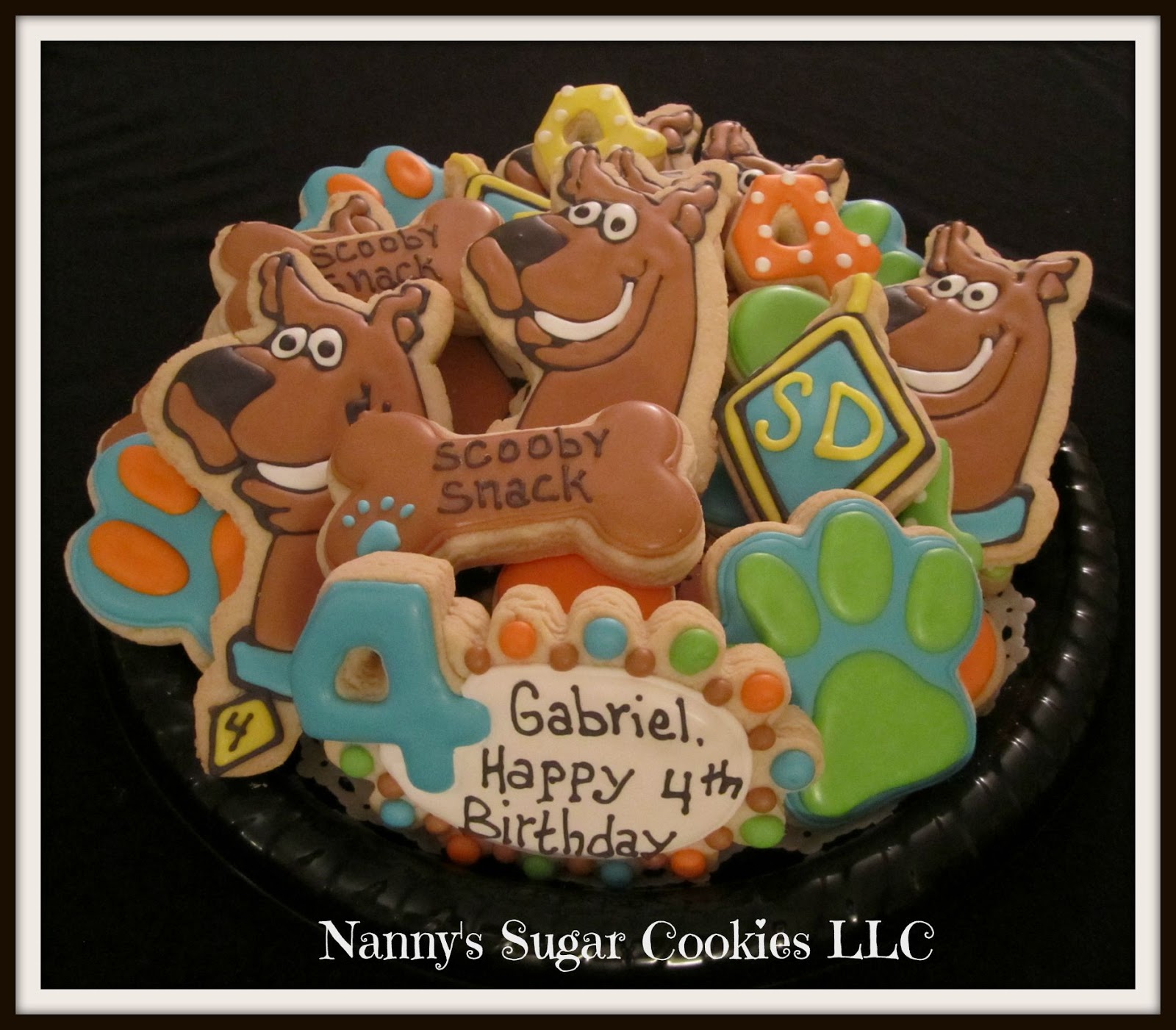 Nanny's Sugar Cookies LLC: Ruh Roh... Scooby Doo Has Some Celebrating To Do