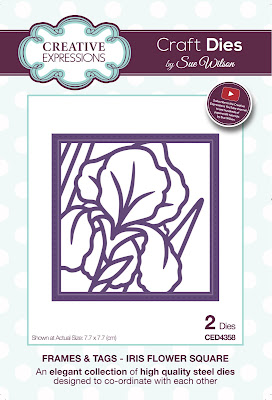 PartiCraft (Participate In Craft): Iris Flower Square