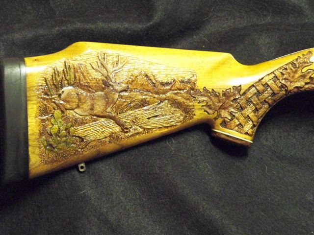 Awesome Pics: Gunstock, Woodcarving and Engraving | Kevin's ...