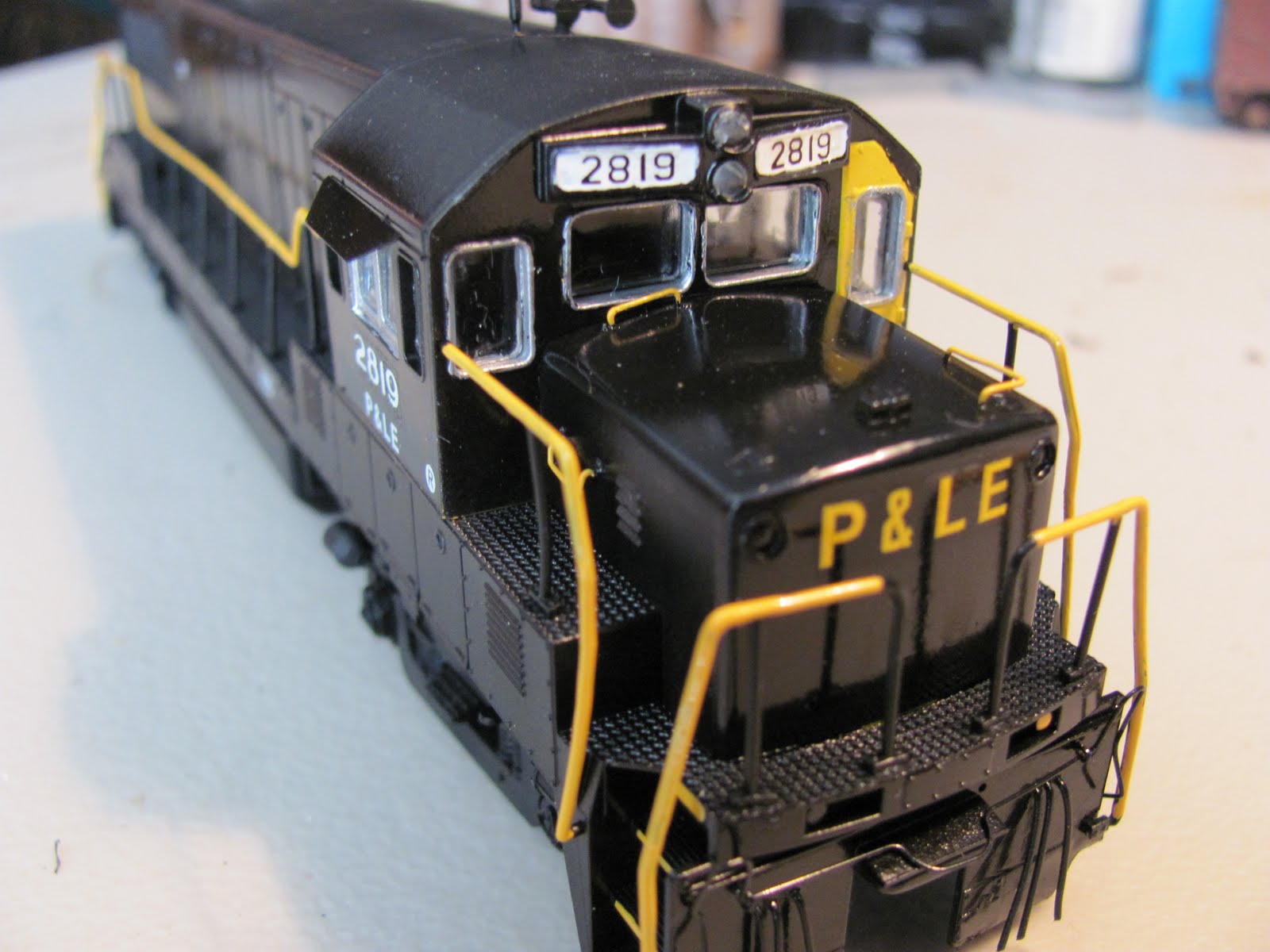 Steel Mill Modeling/P&LE and Pittsburgh Area Railroads: P&LE U28B Project - 2