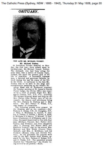 AS THEY WERE: IRISH OBITUARIES