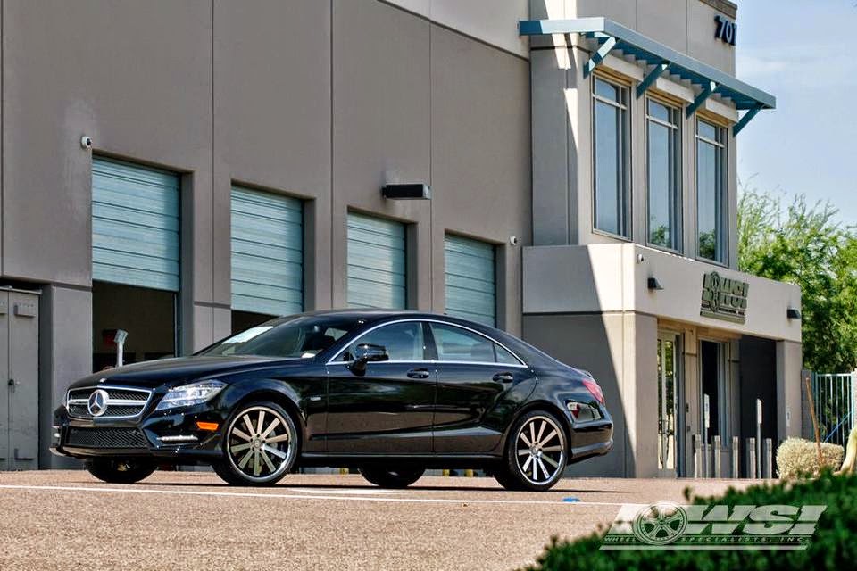 Mercedes-Benz C218 CLS on Gianelle Santo 2SS Machined Black | BENZTUNING