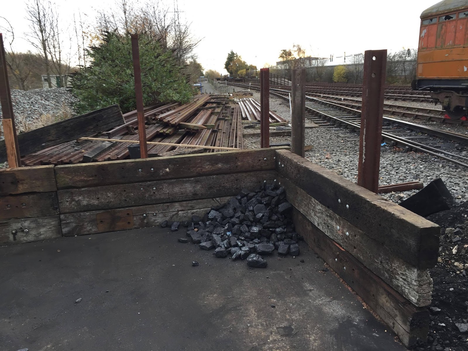 North Tyneside Steam Railway: Coal Stage Progress