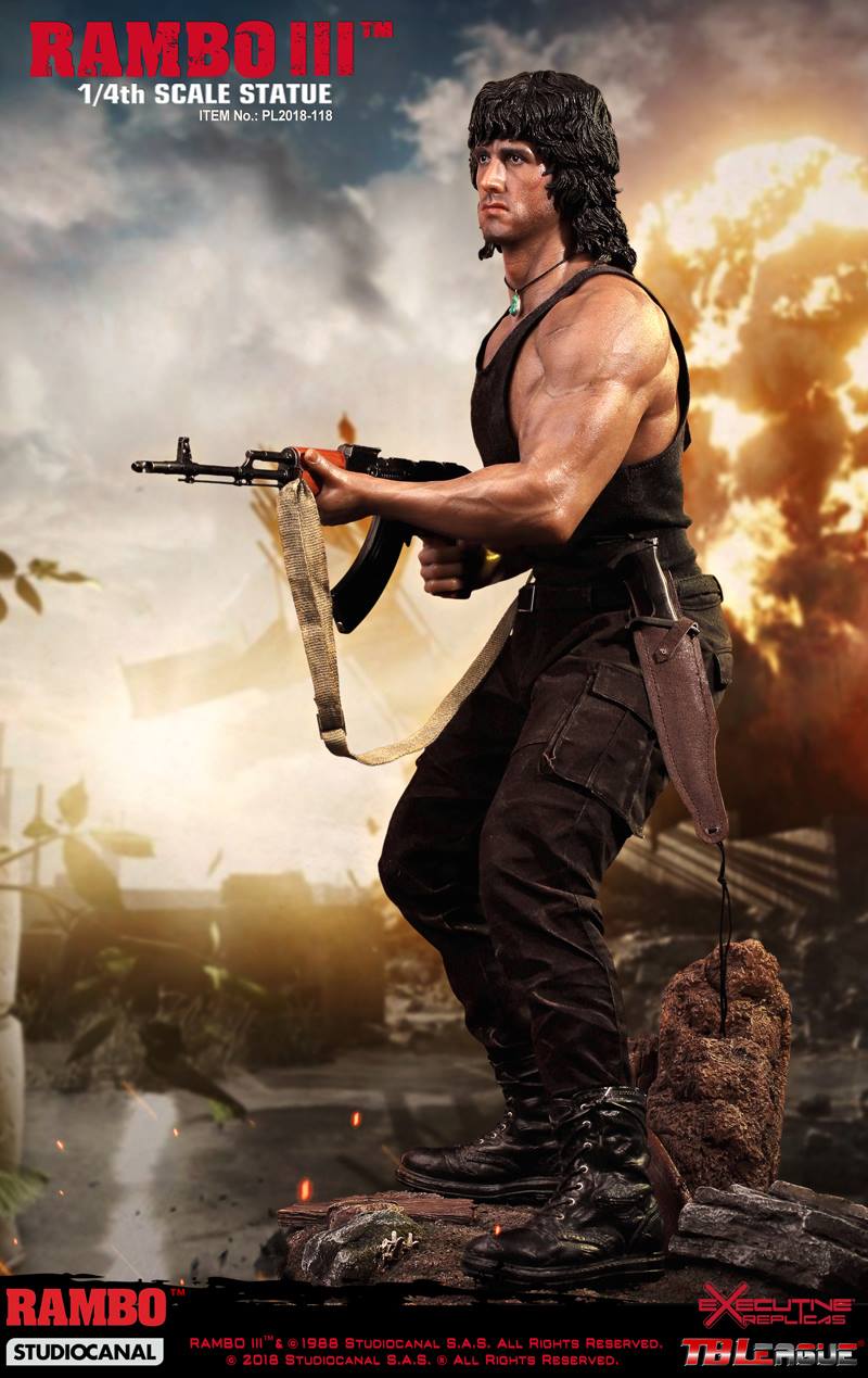 toyhaven: Check out TBLeague Quarter scale 1/4 Scale Rambo Ⅲ 46cm (18 ...