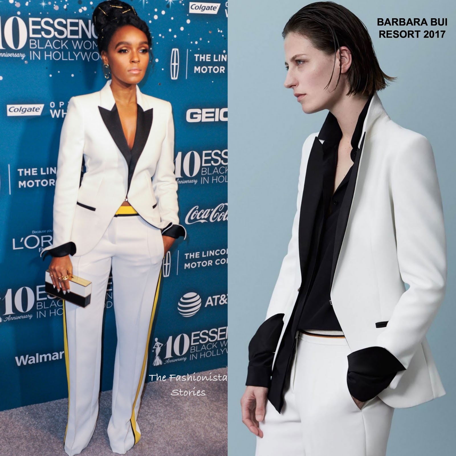 Janelle Monae White Suit