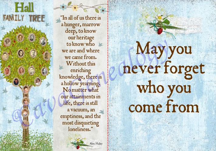 Preserving Heritage: Family tree bookmarks