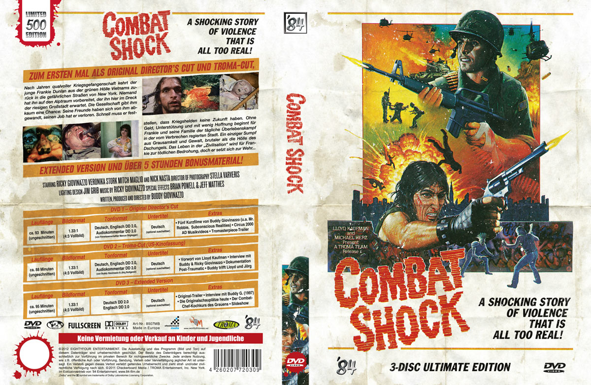Retrogott Games: Combat Shock - 3-Disc Ultimate Edition