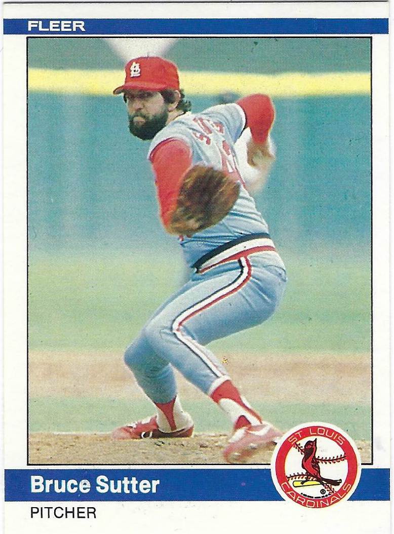 Cardboard Greats: Top 5 Cards: Bruce Sutter