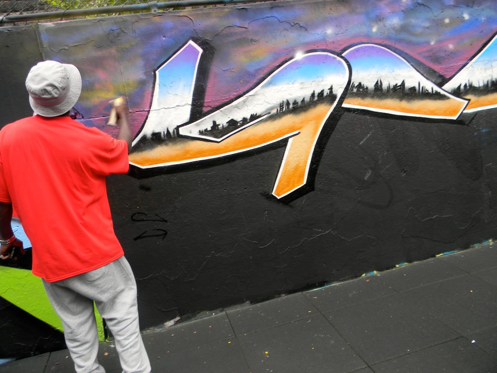 ART & FASHION SALON: Rocking It At The GRAFFITI HALL OF FAME; Wild ...